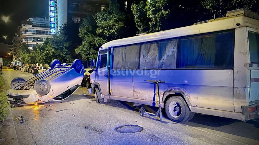 Θεσσαλονίκη: Έκλεψε λεωφορείο και προκάλεσε σοβαρό τροχαίο ...