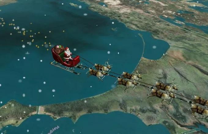 Santa Claus is coming to town: Δείτε πού βρίσκεται αυτή τη στιγμή ο ...
